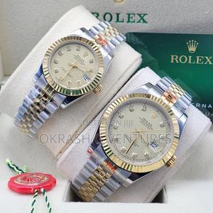 Rolex (Date Just) Gold/Silver Chain Watch for Couple's in Lagos Island ...