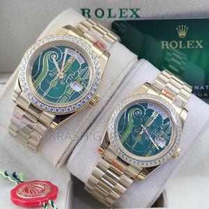 Rolex(Day-Date) Ice Head Gold Chain Watch for Couple's in Lagos Island ...