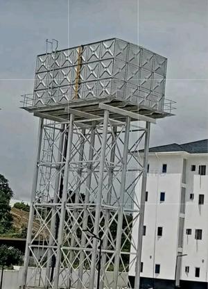 Water Tank/Stanchion Construction FRP,GRP,Pressed Steel in Durumi ...