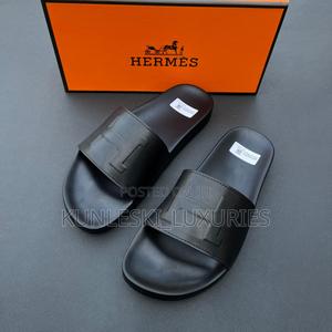 Original Hermes Men Leather Slides in Lagos Island (Eko) - Shoes, Kunleski Luxuries | Jiji.ng