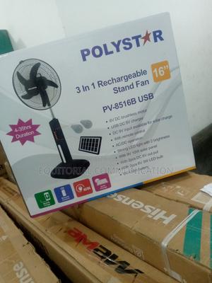 Polystar 16 Inches Rechargeable Standing Fan With Free in Ajah - Home ...