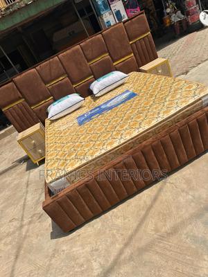 6/6 Padded Bed Frame With Orthopedic Spring Mattress in Ojo - Furniture ...