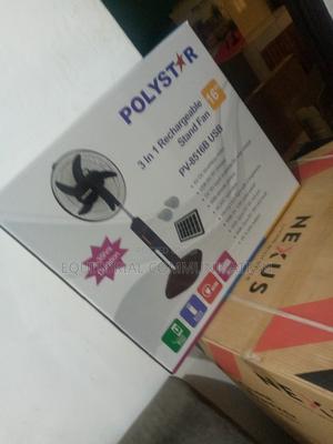Original 16inches Polystar Rechargeable Stand Fan in Ojota - Home ...
