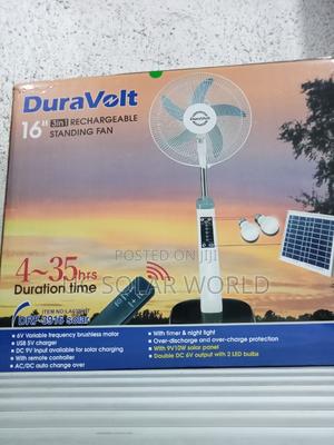Duravolt ''16'' 3in1 Rechargeable Standing Fan in Ojo - Solar Energy ...