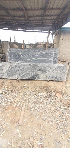 Nigerian Black Juprano Granite Slab for sale - ZIONETH MARBLES AND ...