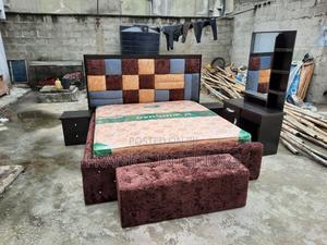 6/6 Padded Bed Frame With Orthopedic Spring Mattress in Ojo - Furniture ...