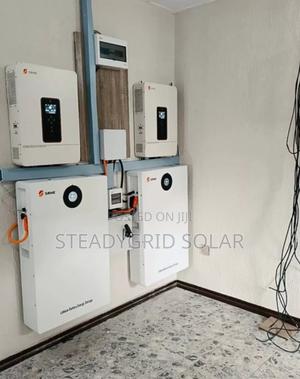 20kva SRNE Solar Inverter Paired With SRNE 2kwh Lithium Batt in Central ...