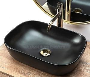 Matte Black Countertop Wash Hand Basins in Orile - Plumbing & Water ...