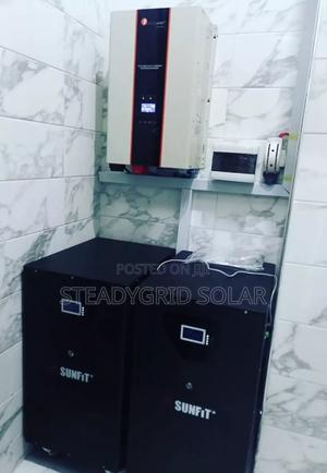 10kva Solar Powered Inverter Setup With 30kwh SUNFIT LITHIUM in Central ...