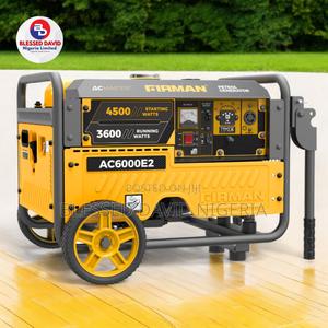 Firman Ac Master Ac6000e2, 4.5kva (3600w) Timer Generator in Ojo ...