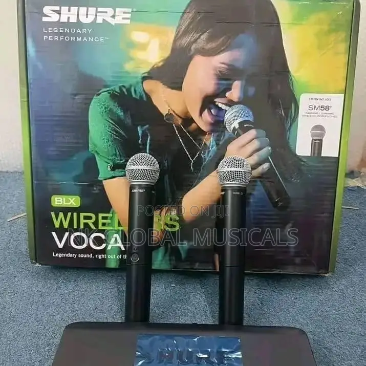 Shure BLX Sm58 Two Handle Wireless Microphones in Ojo - Audio & Music ...