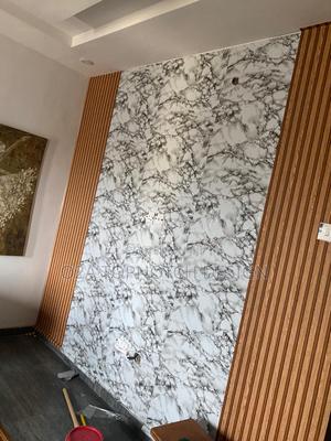 Flutted Wallpaper Marble Stickers Installation Services in Lekki ...