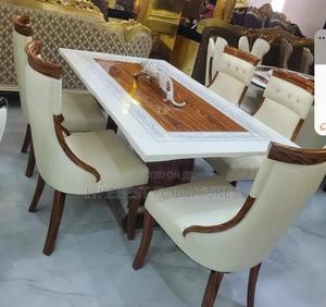 6seater Imported Turkish Marble Dining Table in Ikeja - Furniture ...