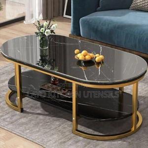 High Quality MDF Faux Marble(MDF Wood) Centre Table in Lagos Island ...
