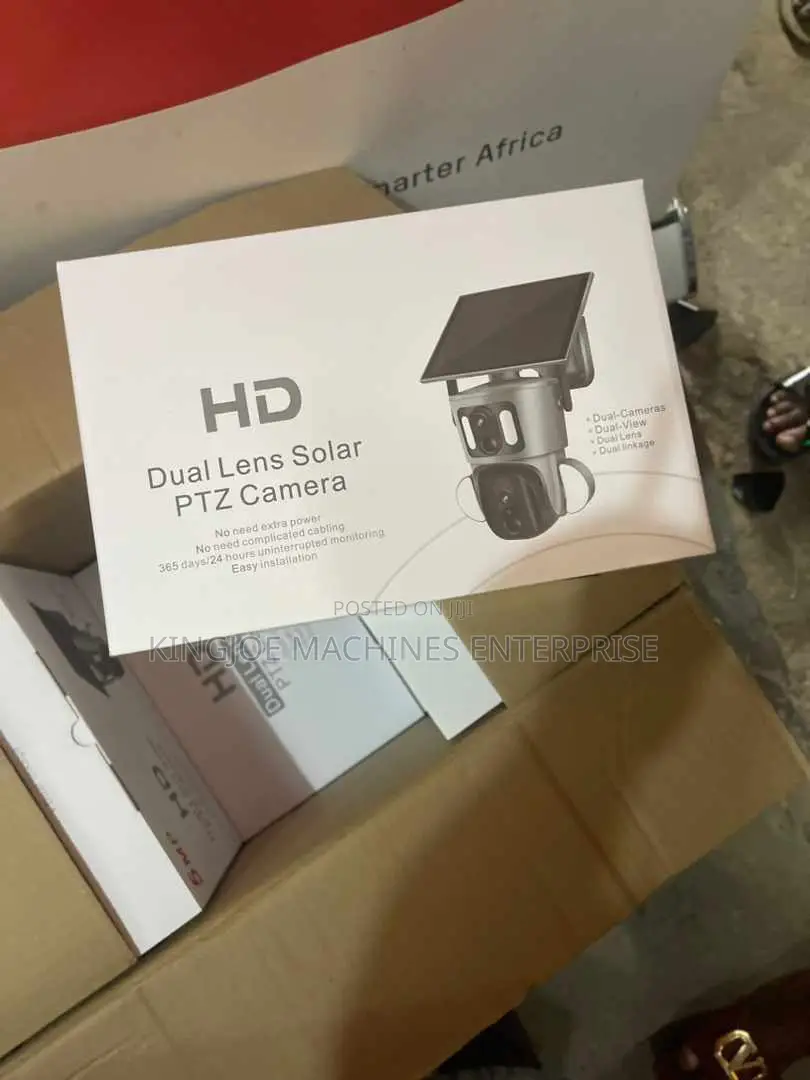 HD Dual Lens Solar PTZ Camera in Ikeja - Security & Surveillance, Engr ...