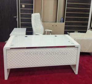 Executive Royal Office Table White With Chair Complete Set in Wuse 2 ...