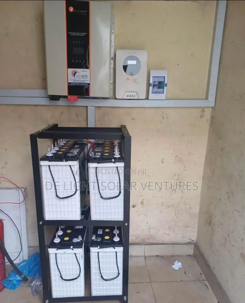 5kva Inverter System With 4 Tubular Battery 9 Solar Pan in Central ...