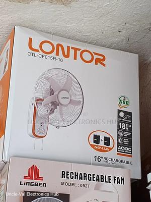 Lontor 16" Rechargeable Wall Fan in Ojo - Home Appliances, Uncle Val ...
