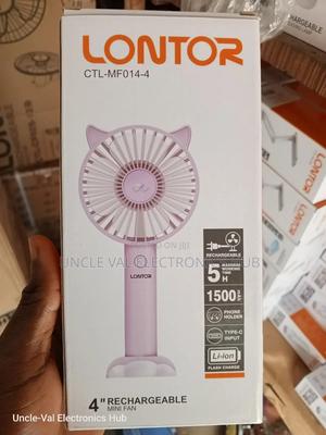 Lontor 4" Rechargeable Hand Fan in Ojo - Home Appliances, Uncle Val ...