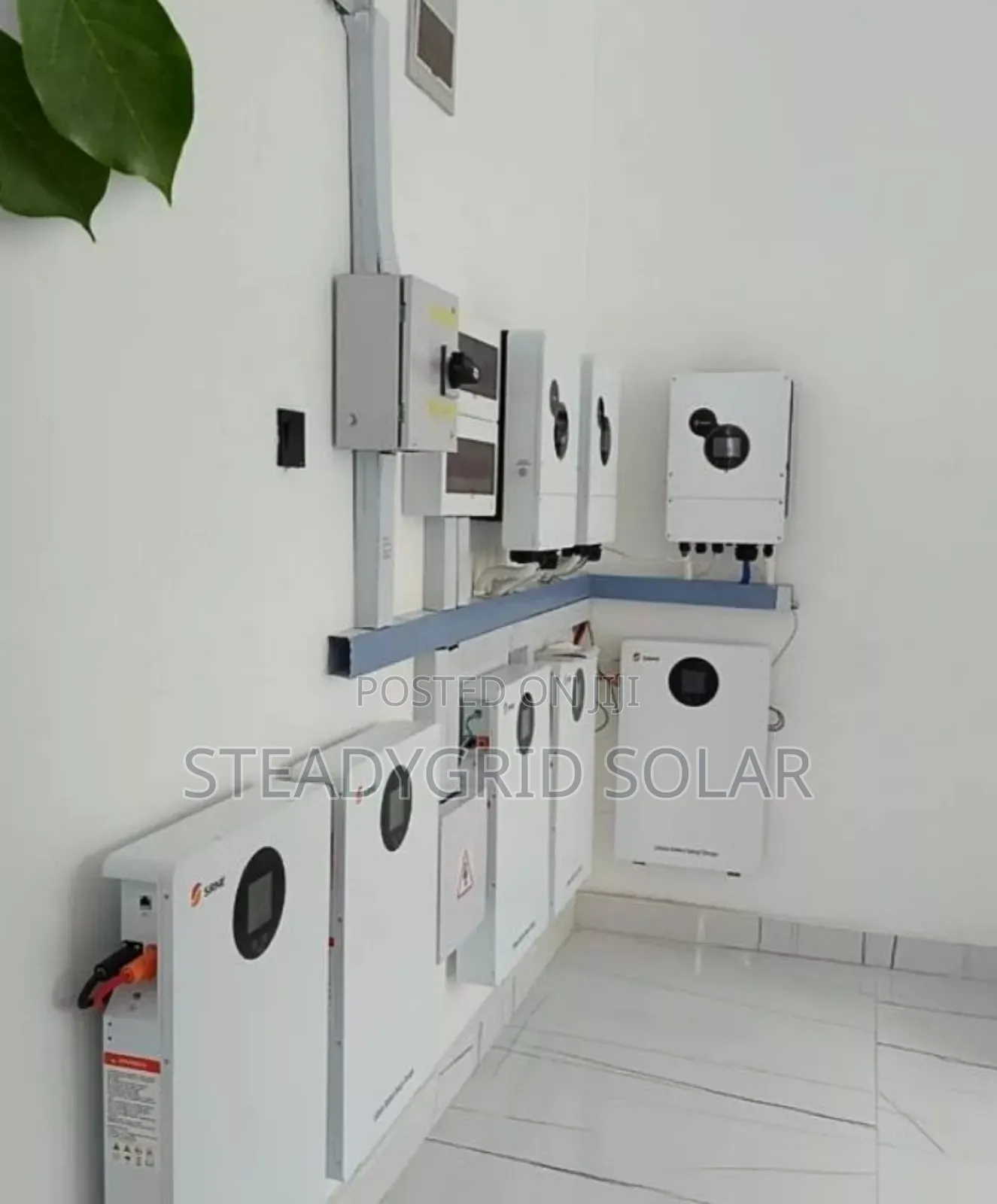 24hours Power Supply 30kva Inverter 50kwh Lithium Battery in Central ...