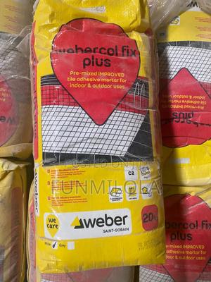 Webercol Fix Plus 4 Tile Adhesive With Improved Properties in Mushin - Building Materials ...