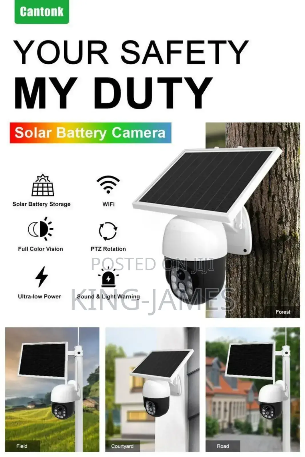 Authentic Solar Rechargeable CCTV Camera System in Lagos Island (Eko) - Security & Surveillance ...