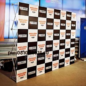 Quality Pop Up Media Wall Backdrop Banner Stand for sale - PW DISPLAYS ...
