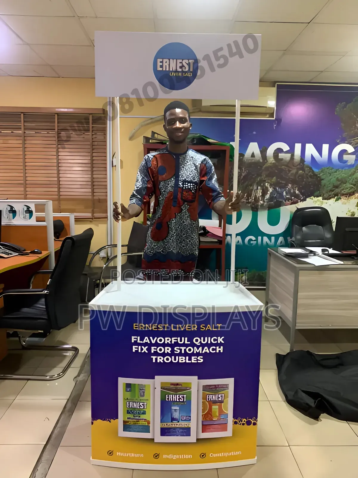 Promo Table Sampling Stand in Surulere - Printing Services, Pw Displays ...