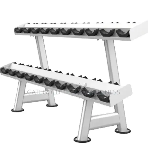 2-Tier 10 Pair Dumbbell Rack (DHZ Brand) in Ojo - Sports Equipment ...