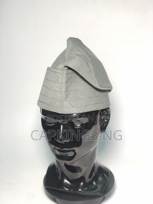 Plain Grey Yoruba Traditional Fila Gobi Cap - Yoruba Native in Ojo ...