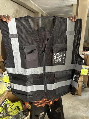 Black Net Reflective Jacket With Zip And Pocket in Lagos Island (Eko ...