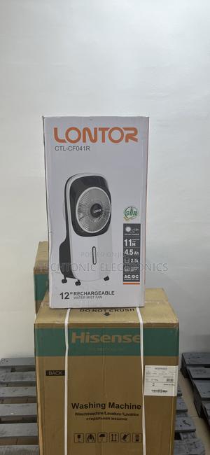 Lontor 12” Rechargeable Water Mist Fan in Kubwa - Home Appliances, Techtonic Inc | Jiji.ng