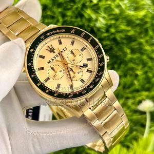 Original Maserati Chronograph Gold Chain Watch Is Available in Wuse ...
