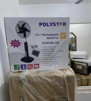Affordable 16inches Polystar Rechargeable Standing Fan in Ikoyi - Home ...