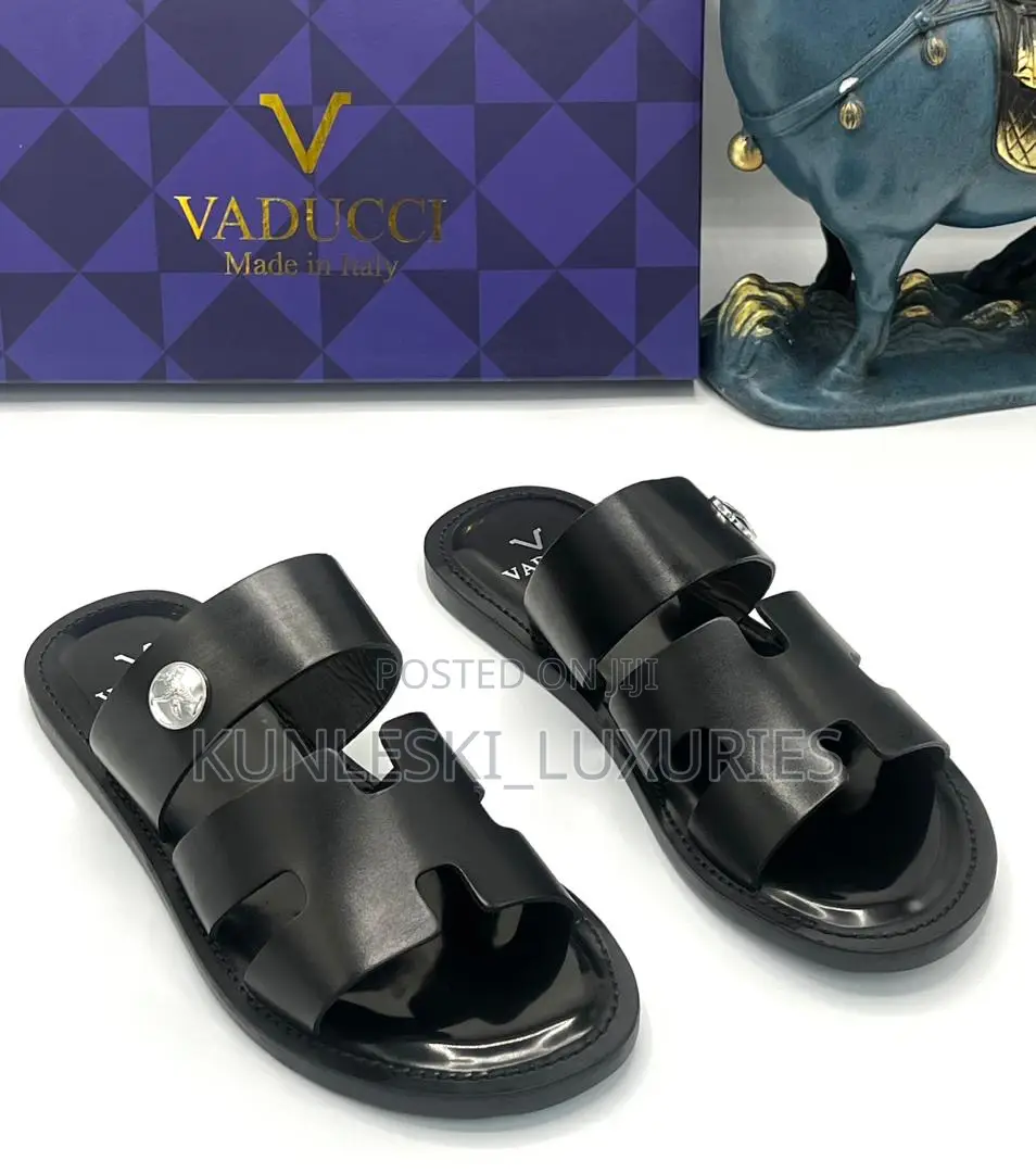 Original Vaducci Italian Leather Slippers Collection for Men in Lagos ...