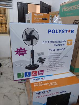 Polystar 3 in 1 Rechargeable Fan 16 Inches- USB Charger in Egbe/Idimu ...