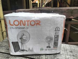 Lontor 12" Rechargeable Table Fan With Solar Panel in Ojo - Home ...