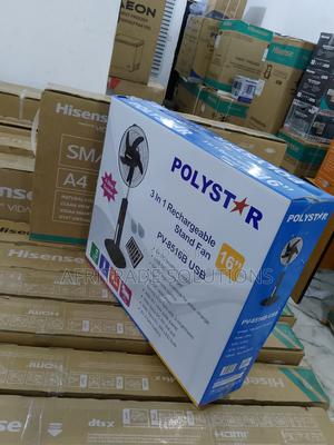 Original Polystar 16" Rechargeable Fan- Five Speed Blade in Ojo - Home ...