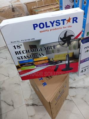 Polystar 18” Rechargeable Stand Fan in Ajah - Home Appliances ...