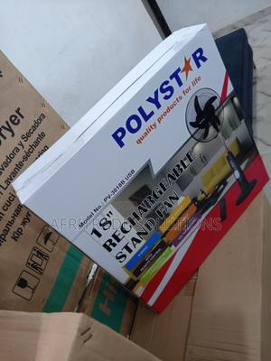 Polystar 18” Rechargeable Stand Fan With Remote in Badagry - Home ...