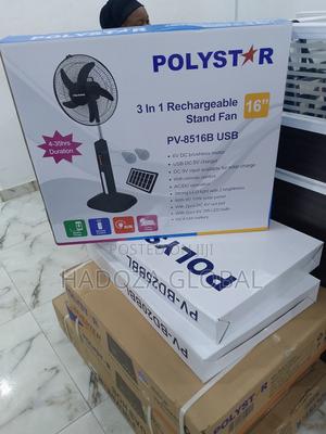 New 16" Polystar 3 in 1 Rechargeable Standing Fan -Affordabl in Ikorodu ...