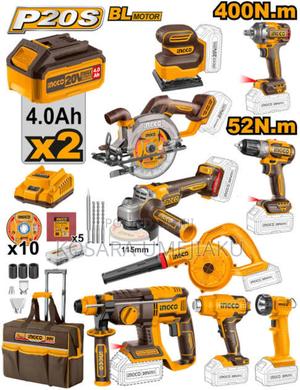 9 in 1 Ingco Industrial Cordless Combo Set 20v in Lagos Island (Eko ...