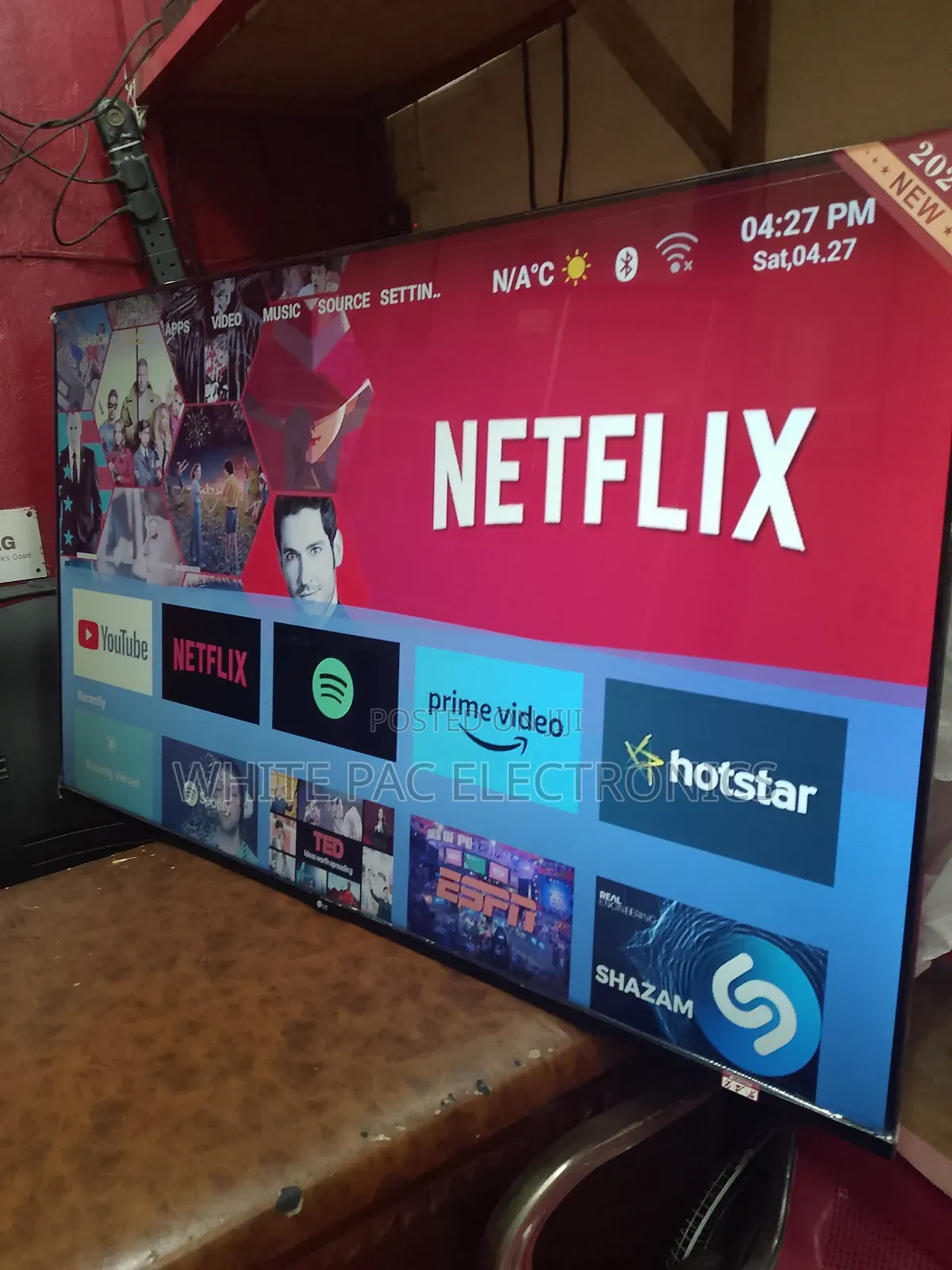 2025> Lg 65"Inch Uhd 4k Smart Android>Youtube>Netflix>Wi-fi > 2yrs in Apapa - TV & DVD Equipment ...