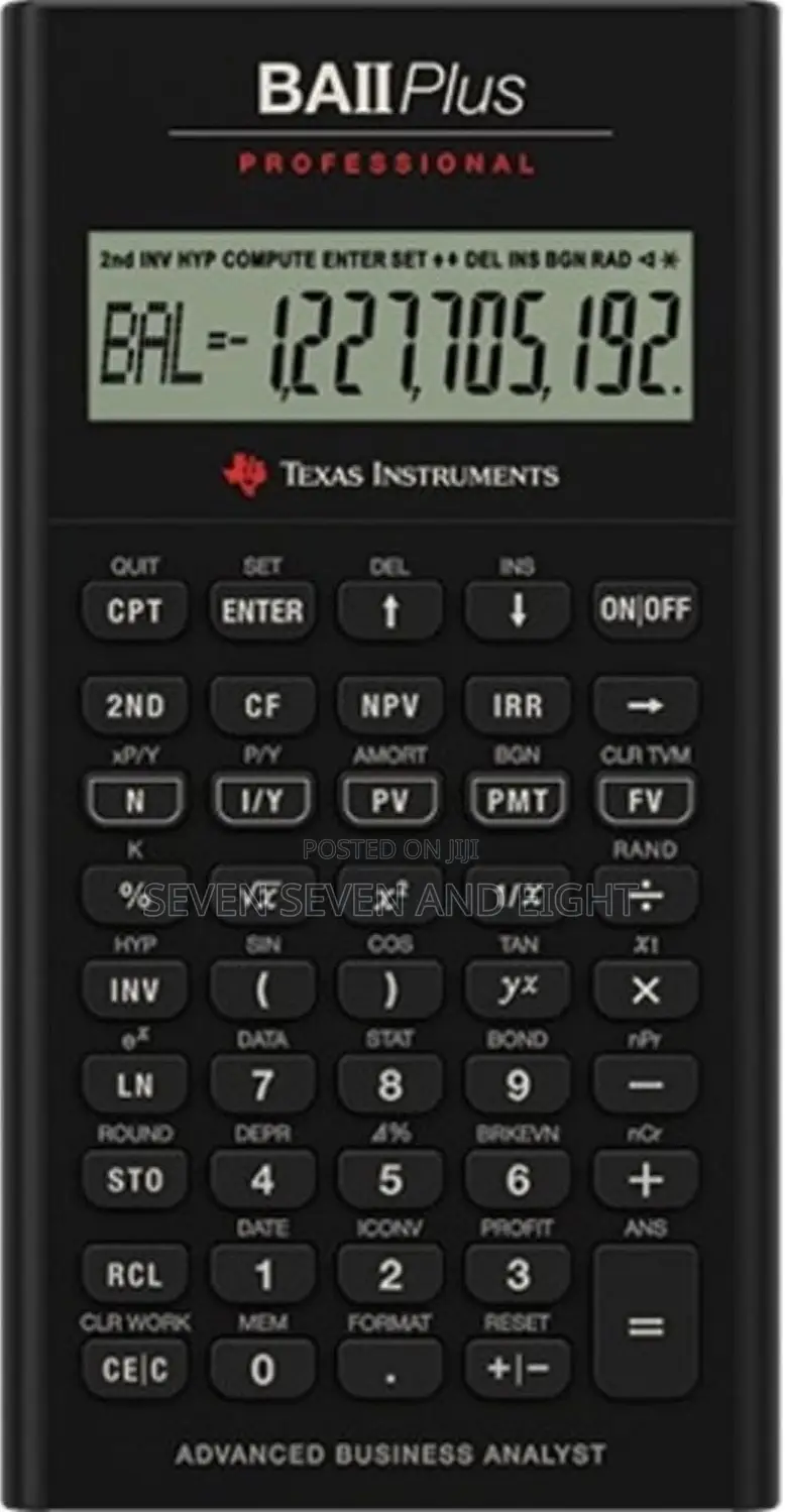 Ba Ii Plus Professional Calculator ( 11th -12th Dec 2025 Promo) in ...