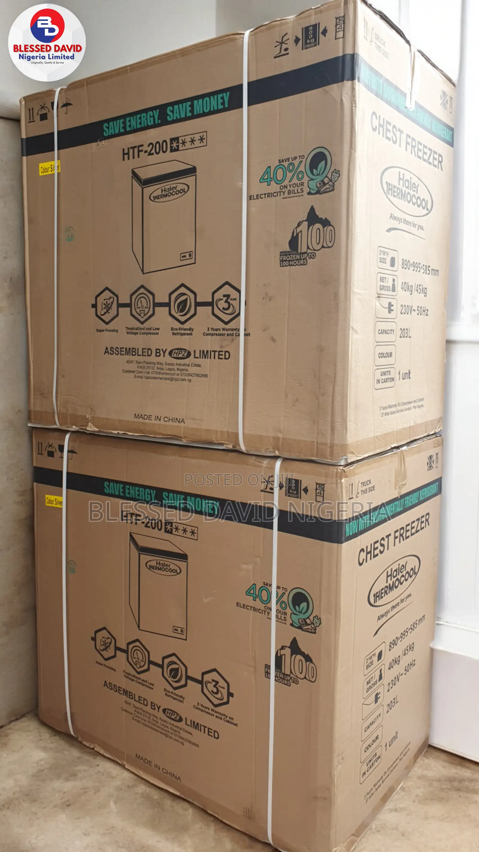 Haier Thermocool 203L Chest Freezer 40% Energy Saving HTF200 in Ojo ...