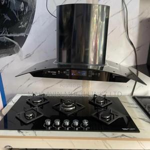 Five-Burner Table Top Gas Cooker and Kitchen Hood Extractor in Orile ...