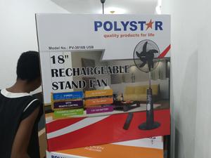 Best Grade Polystar 18'' Rechargeable Standing Fan in Eko Atlantic ...
