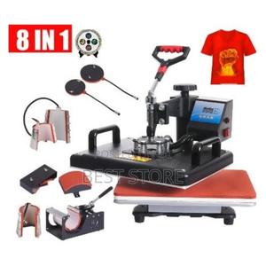 Heatpress Transfer Stoneing Combo Printer Sublimation 8 in 1 in Lagos ...