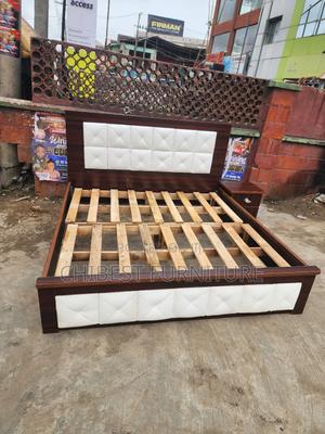 Quality 6by6 Wooden Bed Frame With One Bed Side in Lagos Island (Eko) - Furniture, Chibest ...