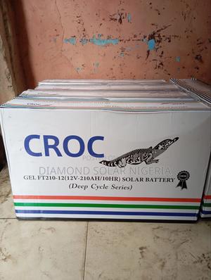 150ah 12v CROC Solar Dry Cell Battery Available in Ikeja - Solar Energy ...